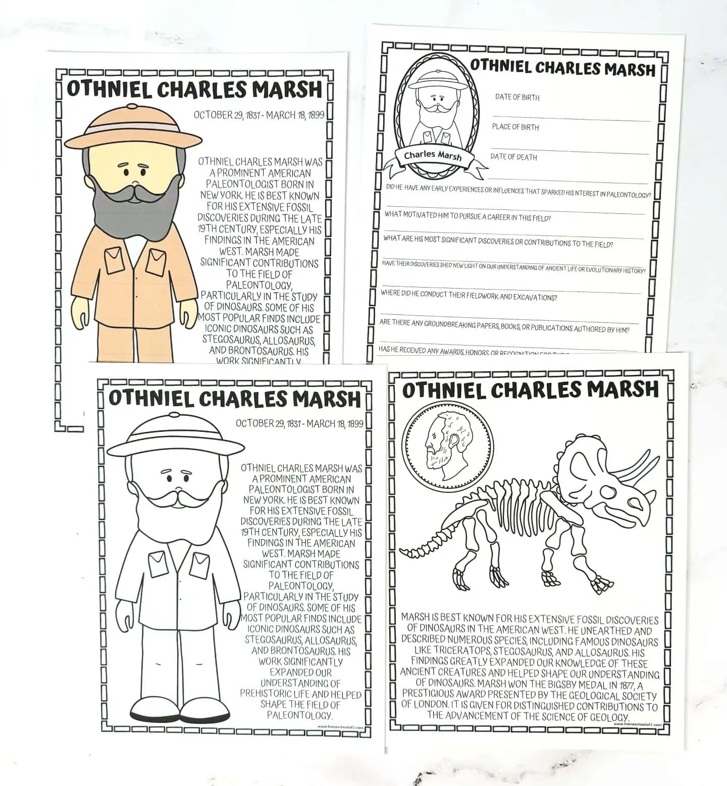 Famous Inventors and Inventions Worksheets
