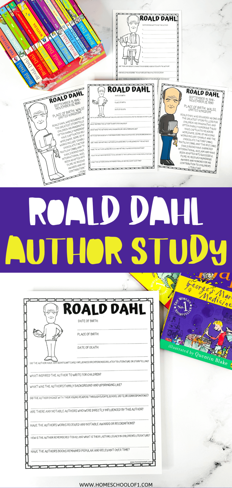 Roald Dahl Author Study