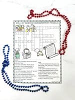Bill of Rights Crossword Puzzle (Free Printable)