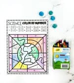 Science Color By Number Worksheets (9 Free Coloring Pages)