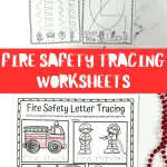 Free Fire Safety Tracing Worksheets