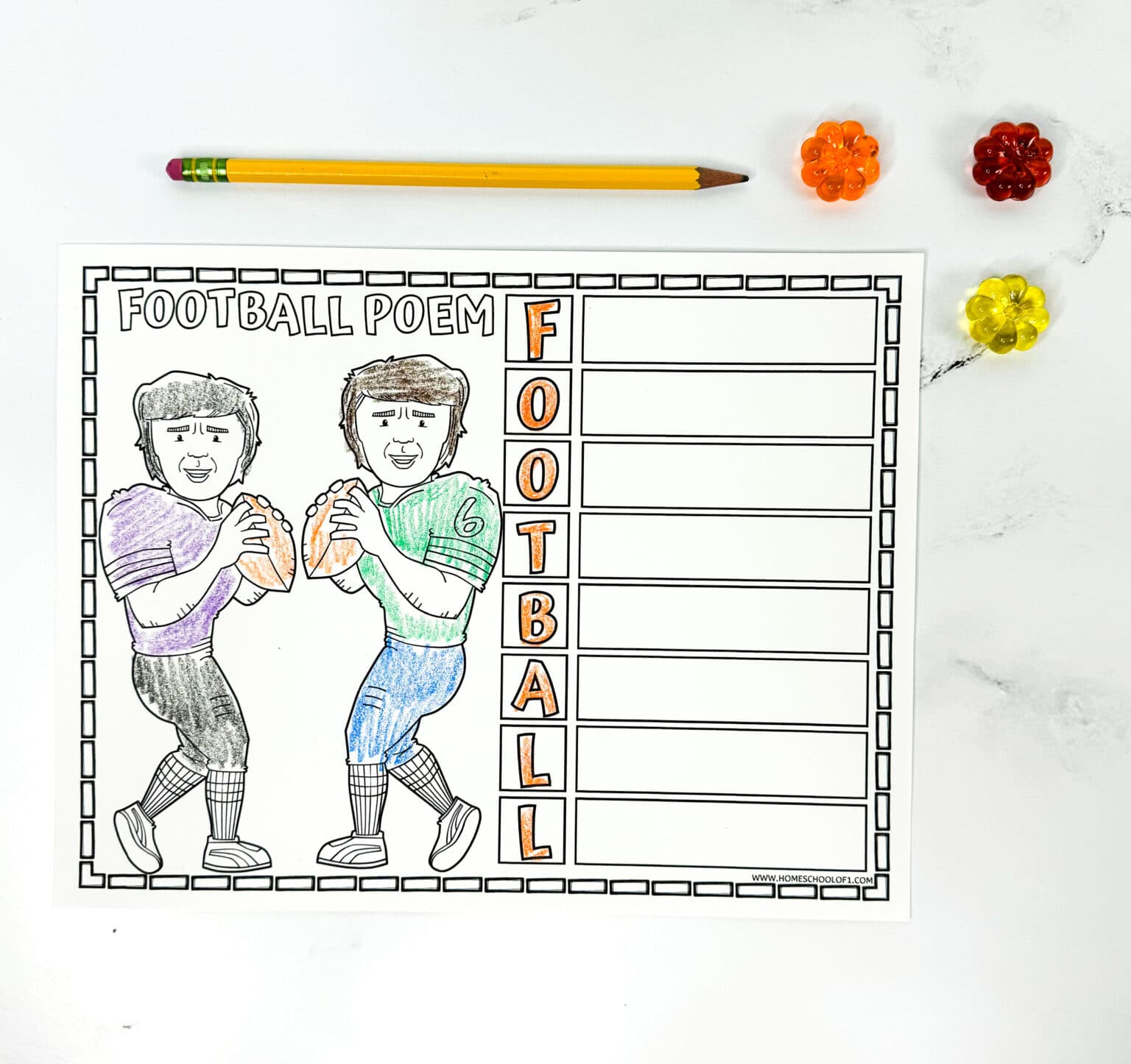 Acrostic Poem Template (10 Free Printables)