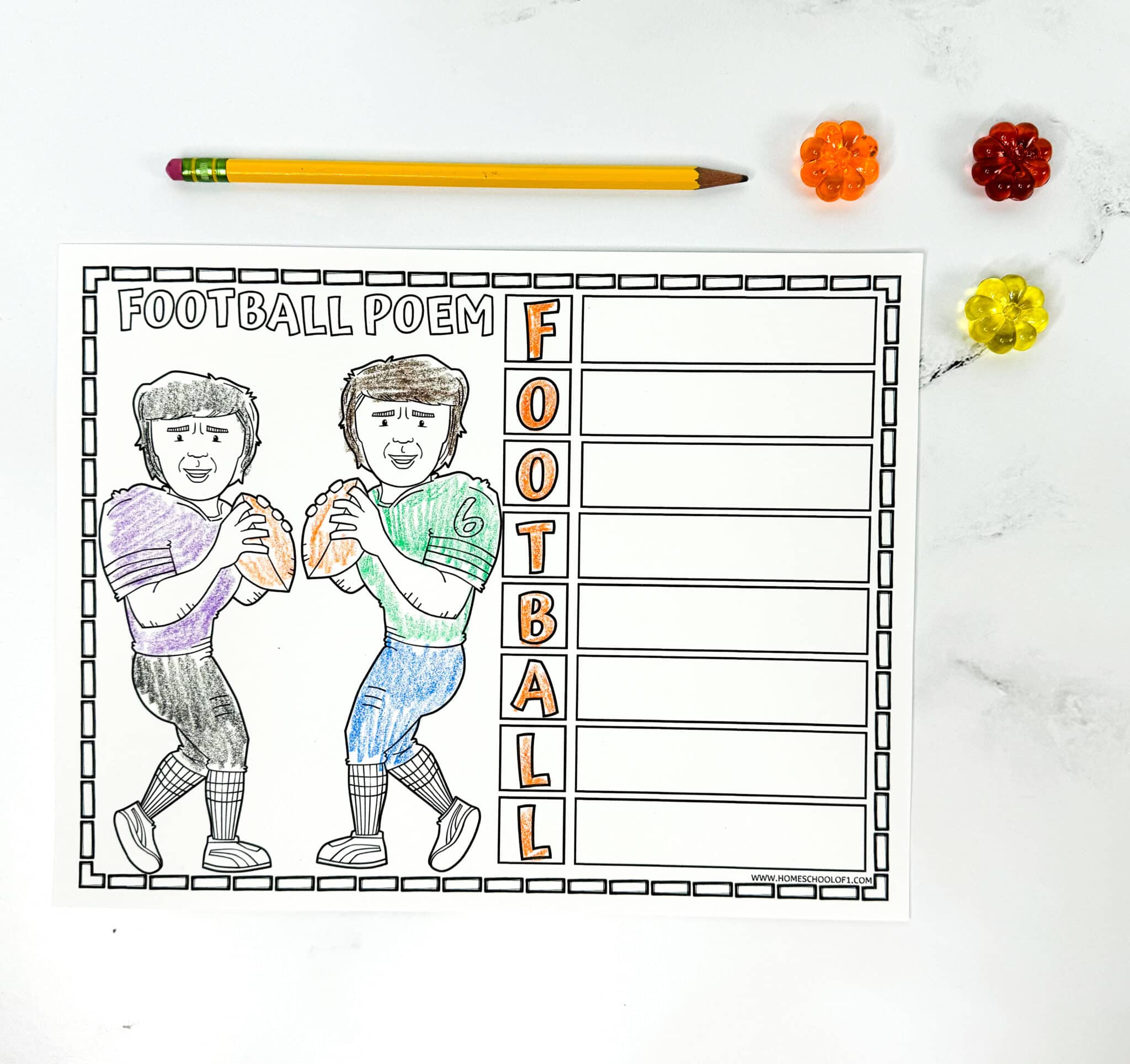 Acrostic Poem Template (10 Free Printables)