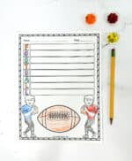 3 Free Football Acrostic Poem Templates