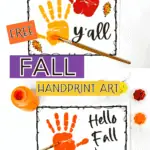 Free Fall Handprint Art Printables