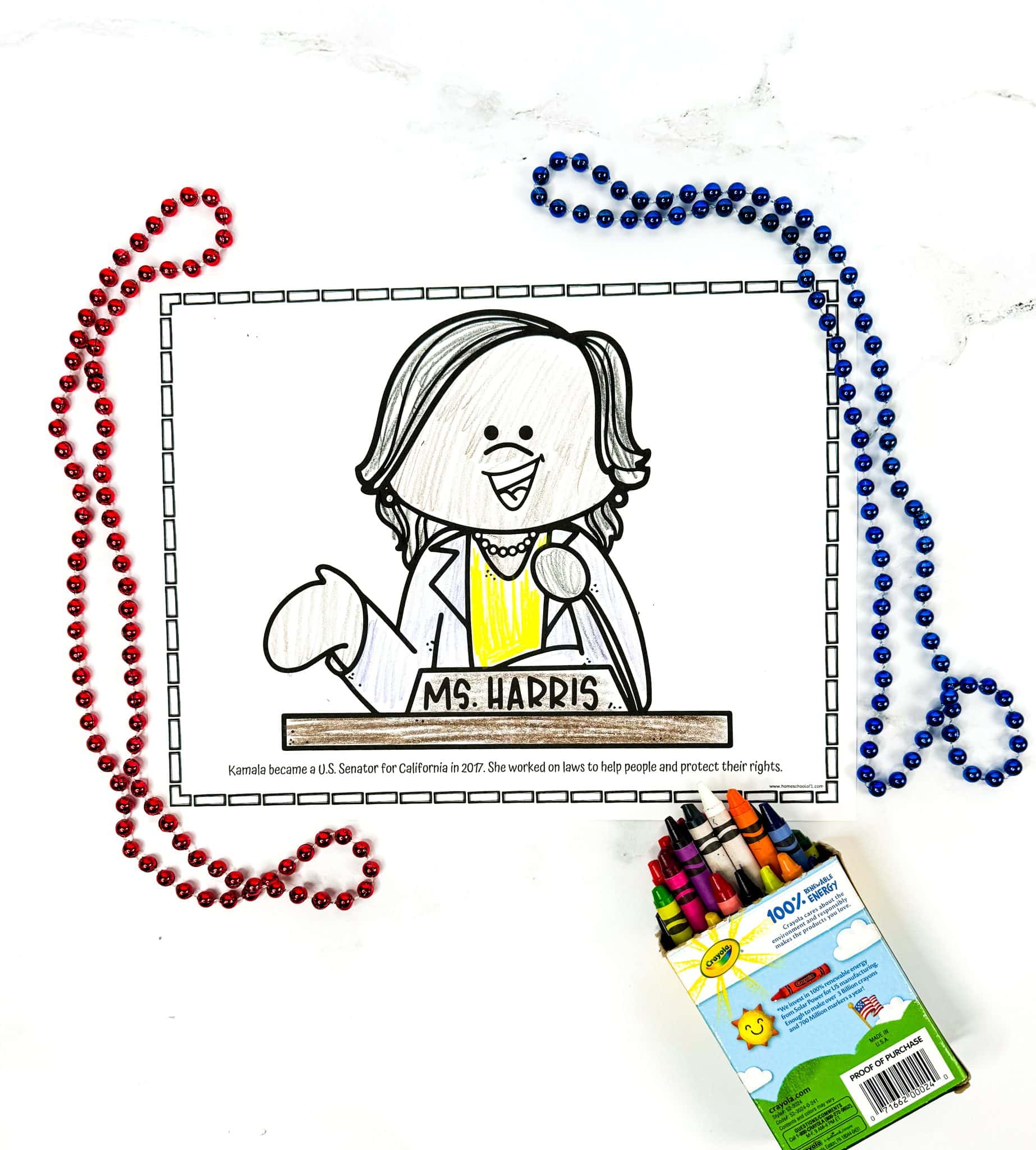 Kamala Harris Worksheet (Free Printables)