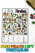Free Pirate I Spy Printable