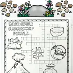 Rock Cycle Crossword Puzzle (Free Printable)