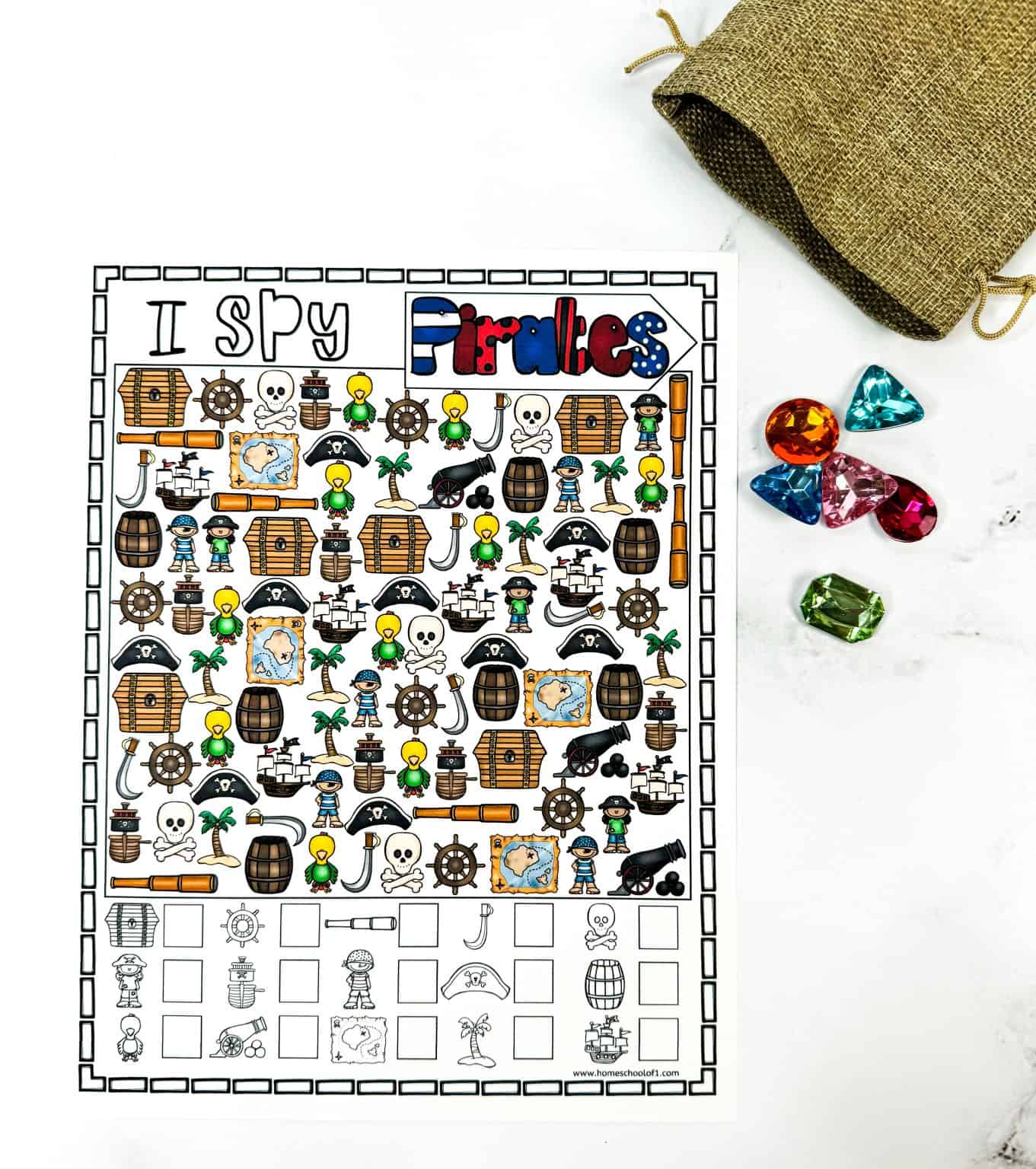 Free I Spy Worksheets (Printable PDF for Kids)