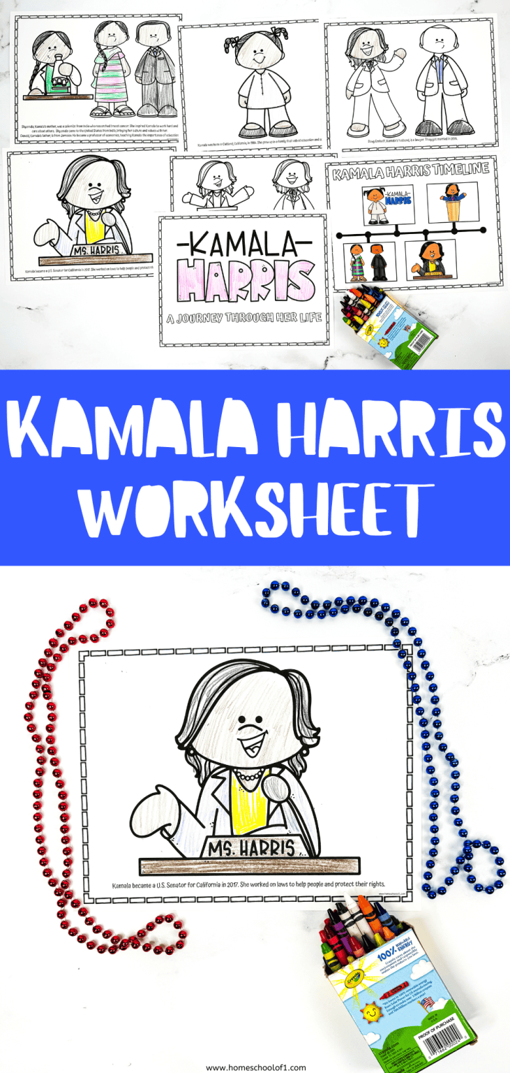 Kamala Harris Worksheet (Free Printables)