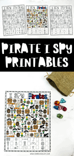 Free Pirate I Spy Printable