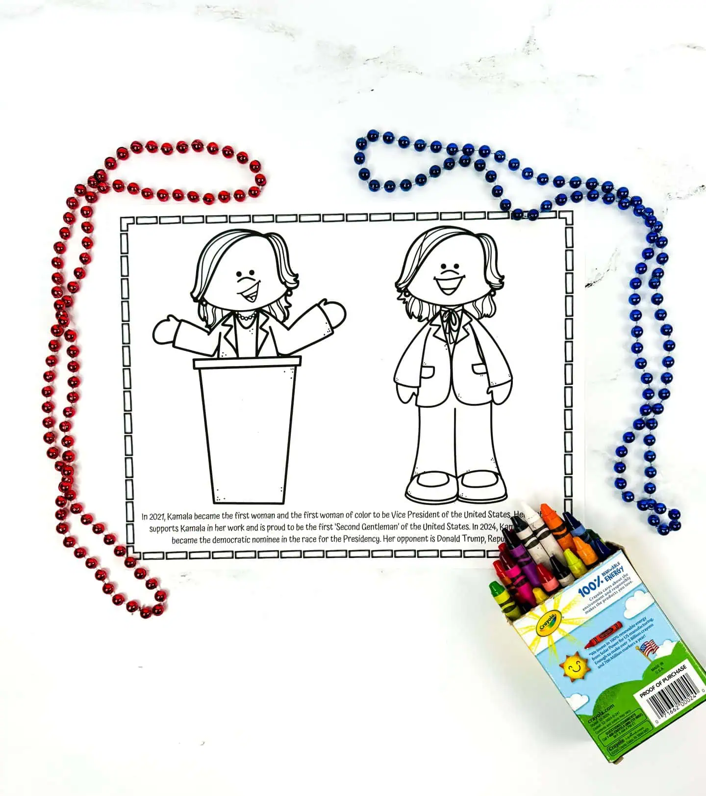 Kamala Harris Worksheet (Free Printables)