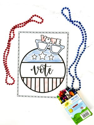 Election Day Coloring Pages (Free Worksheets)
