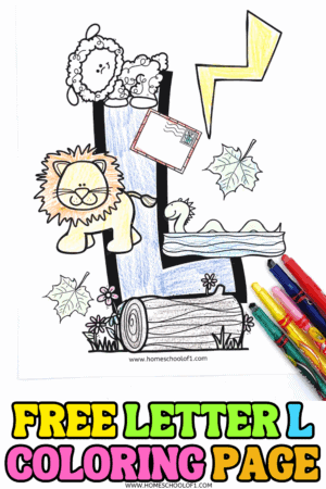 Letter L Coloring Page Free Printable