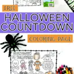 Halloween Countdown Printable (Free Coloring Page)