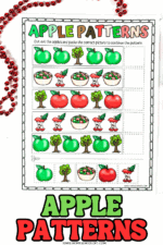 Free Apple Patterns Worksheet