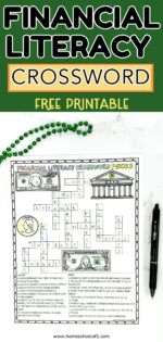 Financial Literacy Crossword Puzzle (Free Printable Game)