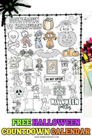 Free Halloween Countdown Printable