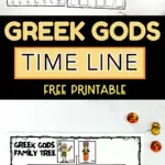 Free Printable Greek Gods Family Tree Worksheet
