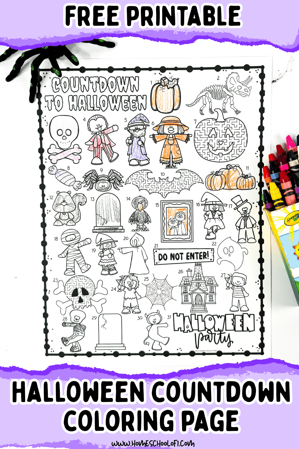 Free Halloween Countdown Printable