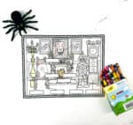 Free Label the Haunted House Worksheet