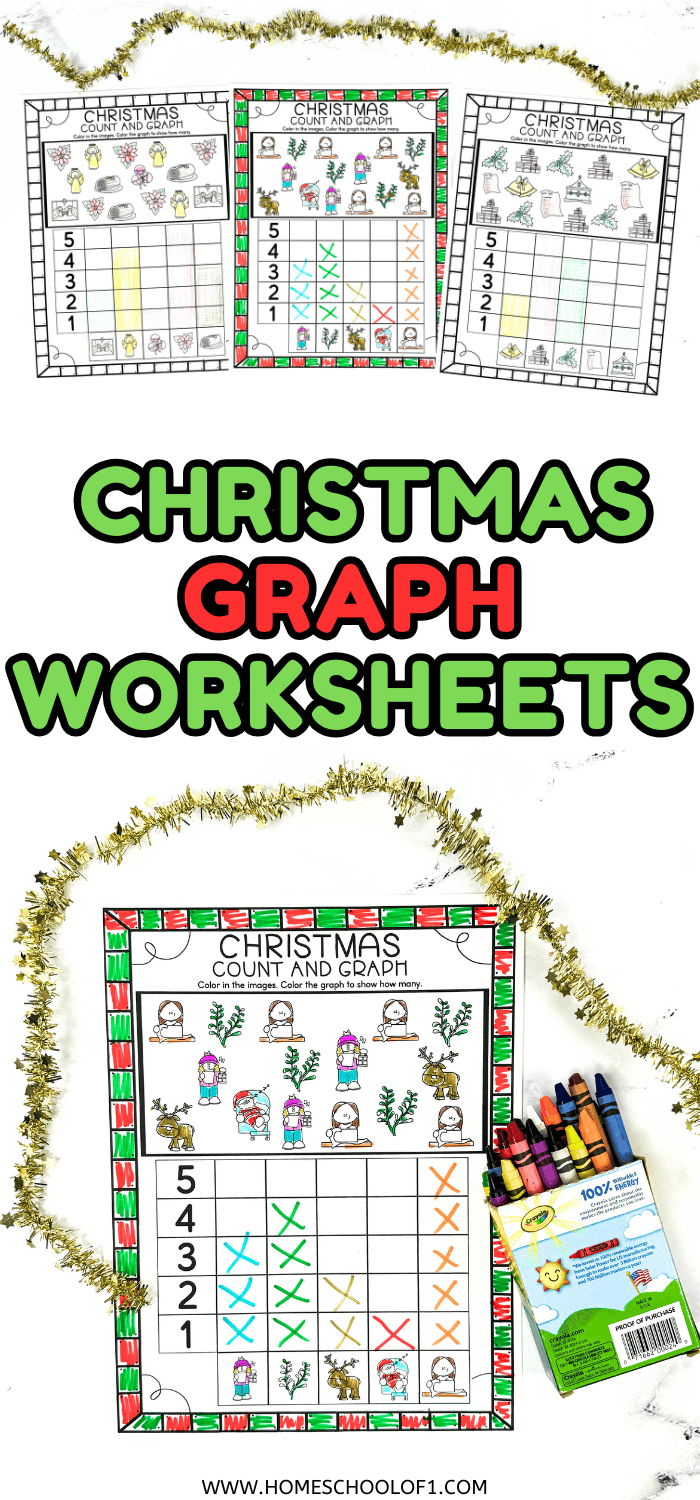 Free Christmas Graphing Worksheets | Count & Color