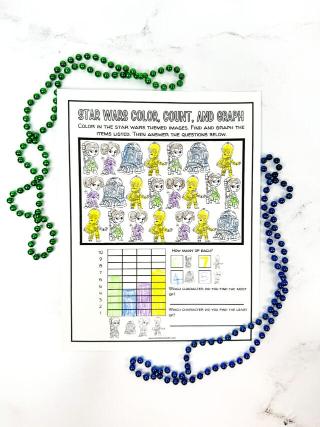 Star Wars Graphing Worksheet (Free Printables)