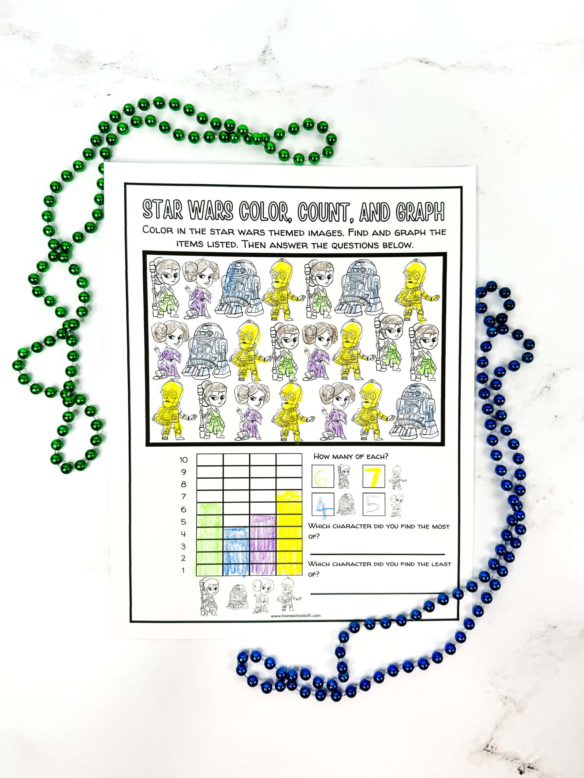 Star Wars Graphing Worksheet (Free Printables)