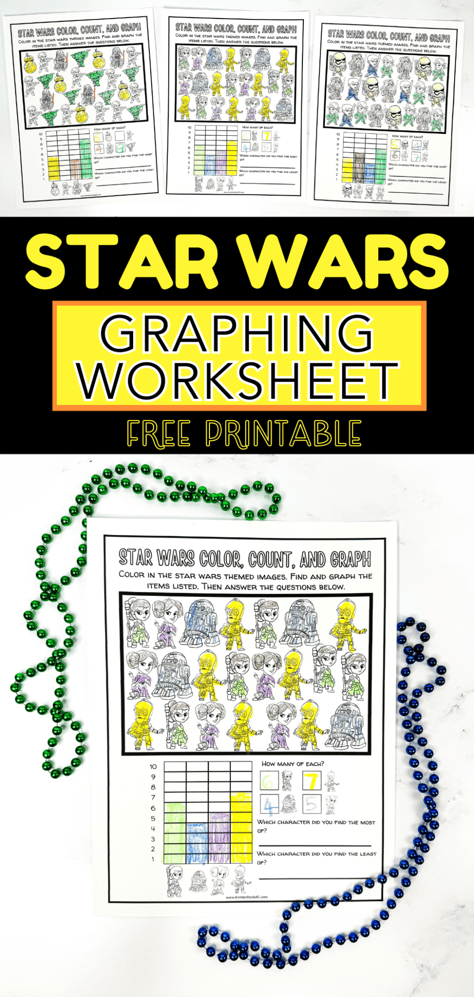 Star Wars Graphing Worksheet (Free Printables)