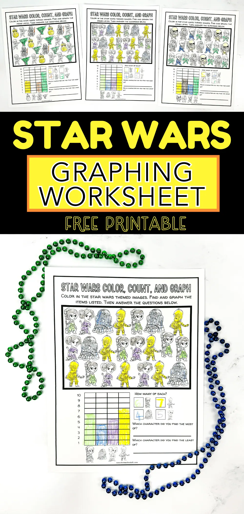 Star Wars Graphing Worksheet (Free Printables)