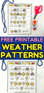 Weather Patterns Worksheet (Free Printable)