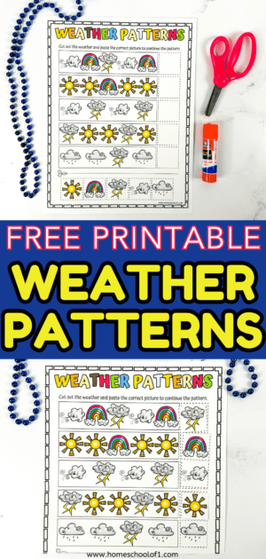 Weather Patterns Worksheet (Free Printable)