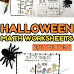 Free Halloween Math Worksheets For Kindergarten