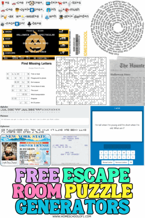 Escape Room Puzzle Ideas (Examples & Free Generators)