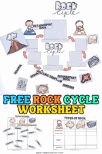Free Rock Cycle Worksheet for Kids
