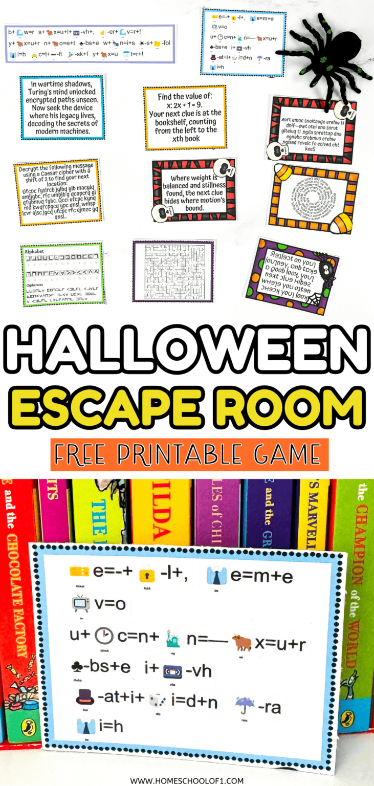 Free Halloween Escape Room Printable