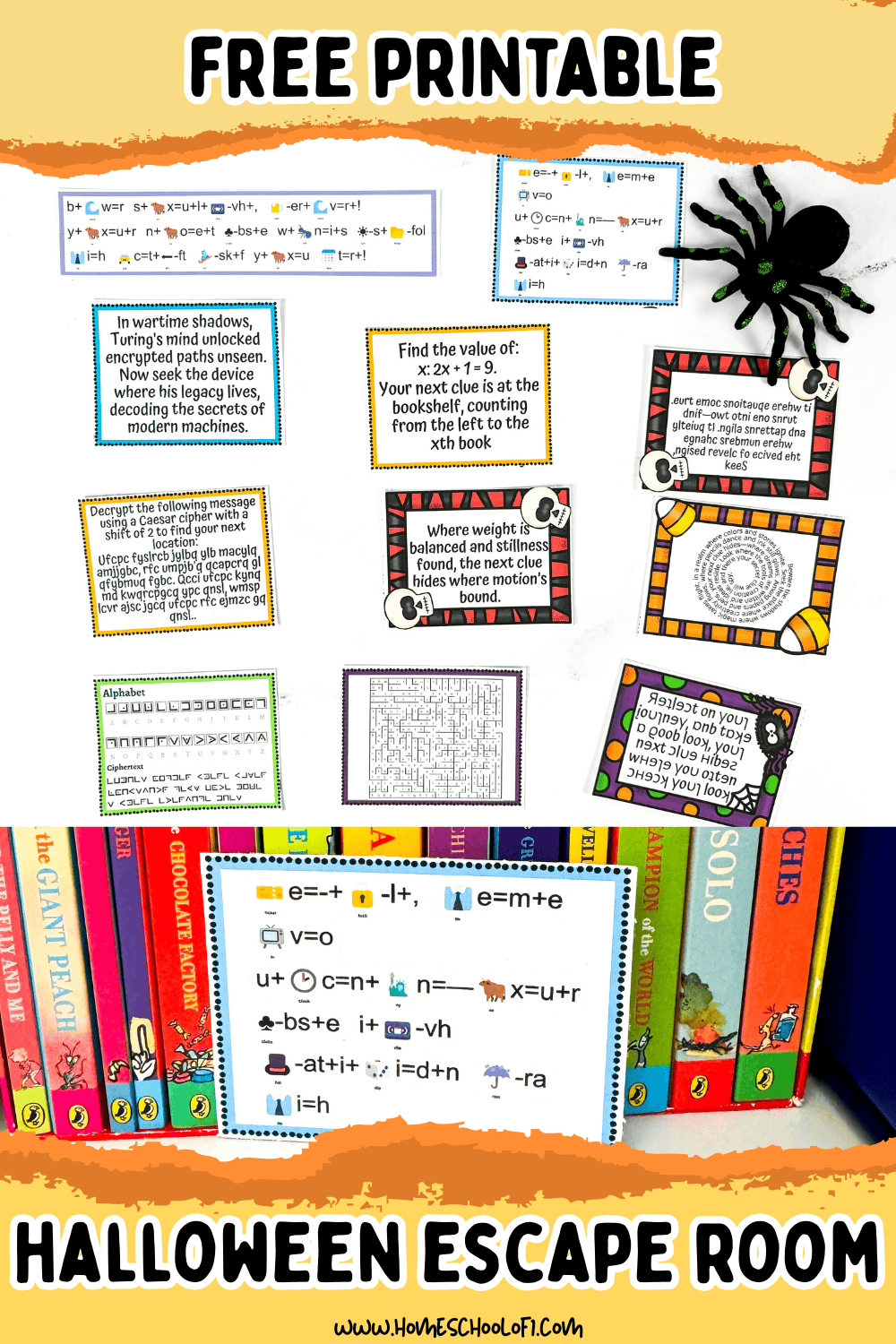 Free Halloween Escape Room Printable