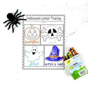Halloween Tracing Worksheets (Free Printable)