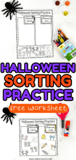 Halloween Sorting Worksheet (Free Printable)