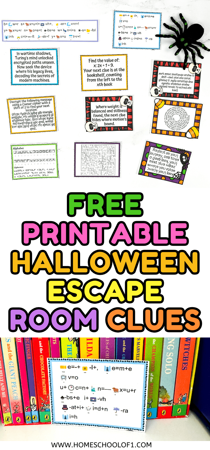Free Halloween Escape Room Printable