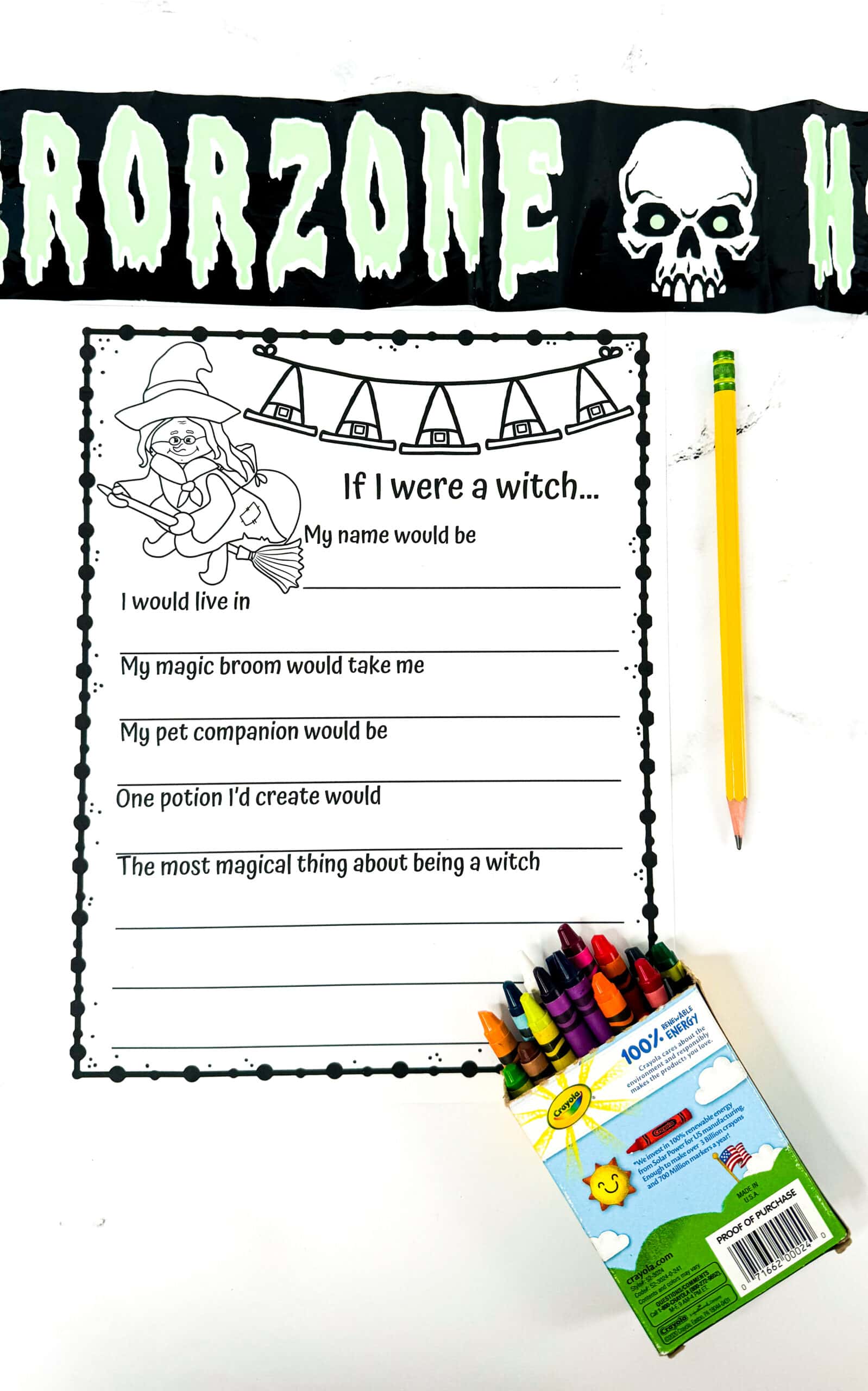 If I Were A Witch Writing Prompt (Free Printable)