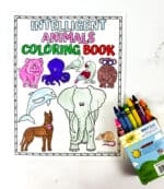 Free Intelligent Animals Coloring Pages