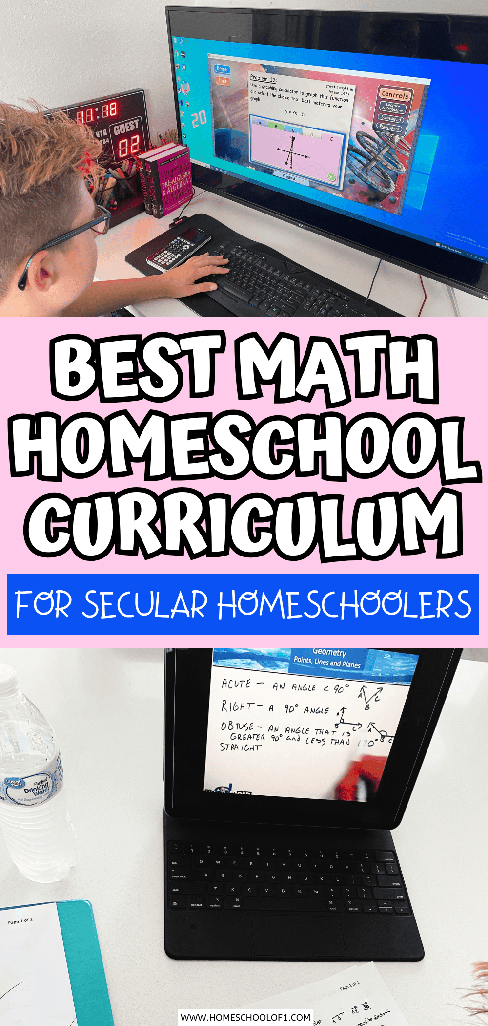 Best Secular Homeschool Math Curriculum Picks