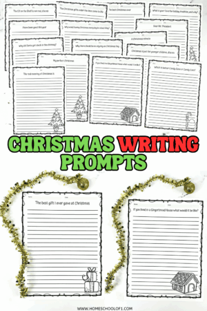 31 Free Christmas Writing Prompt Printables For Kids Aged 5-14