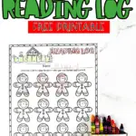 Free December Reading Log Printable
