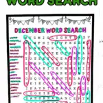 Free December Word Search Printable
