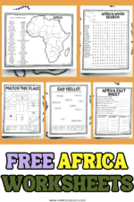 Free Africa Worksheets for Middle School (Geography Printables)