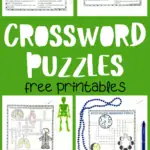 16 Themed Free Printable Crossword Puzzles For Kids