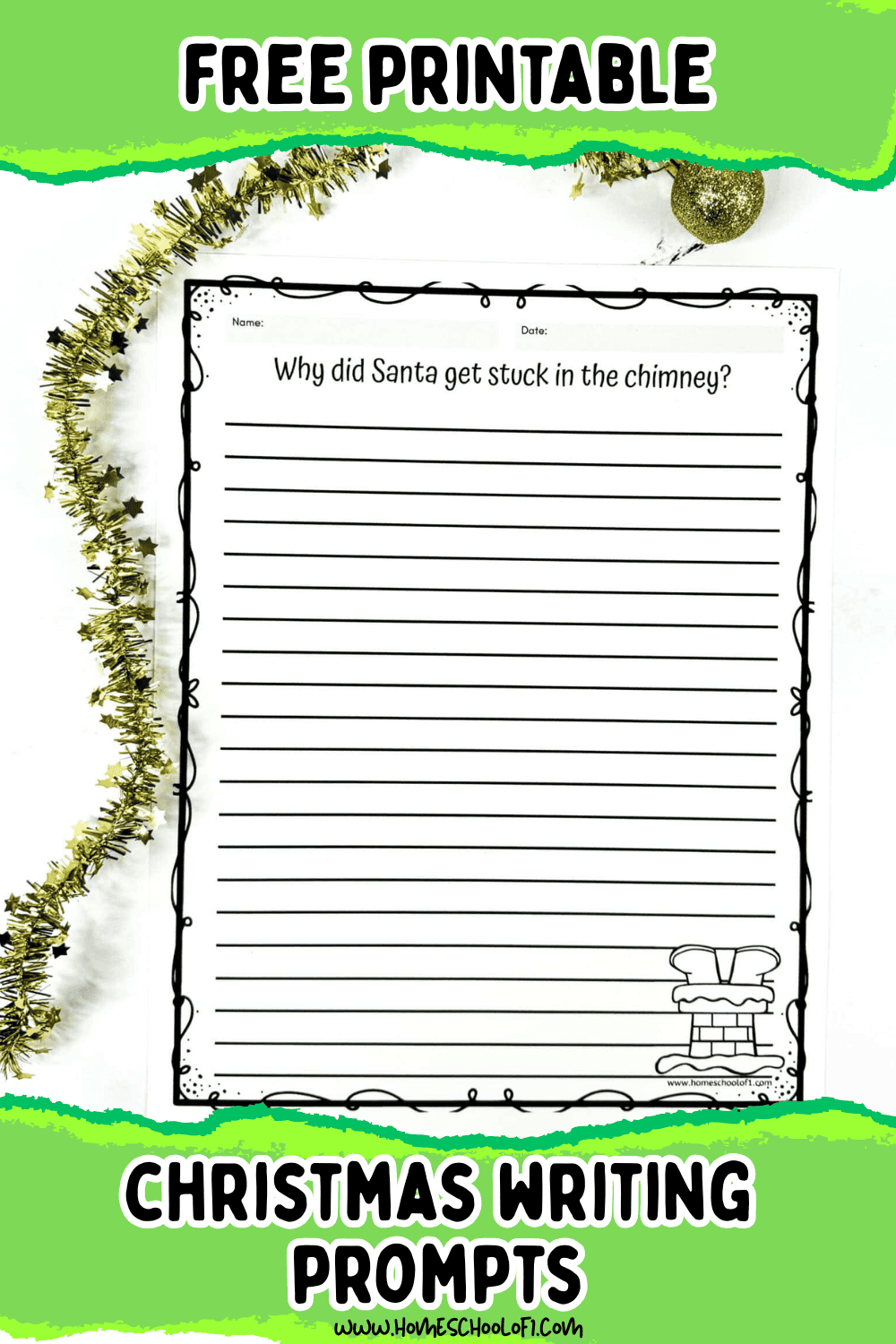 31 Free Christmas Writing Prompt Printables For Kids Aged 5-14