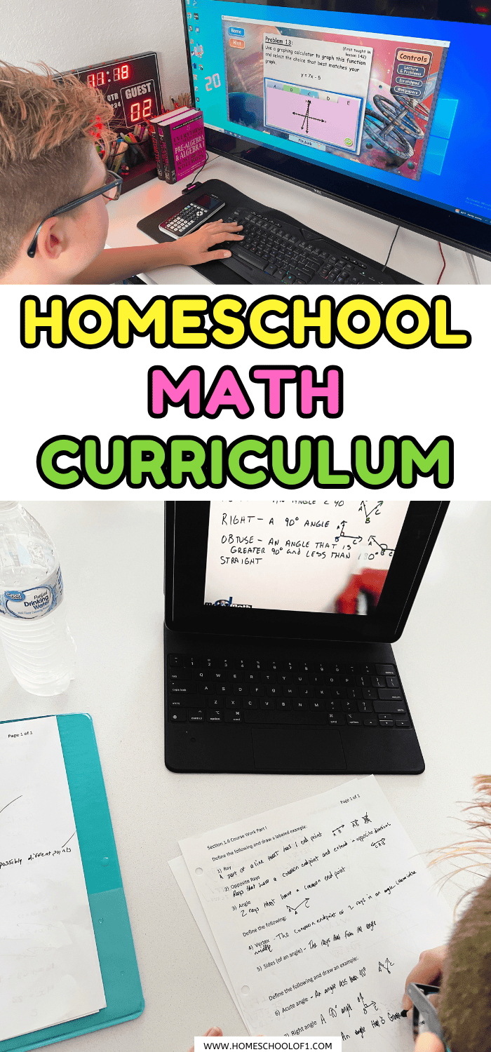 Best Secular Homeschool Math Curriculum Picks